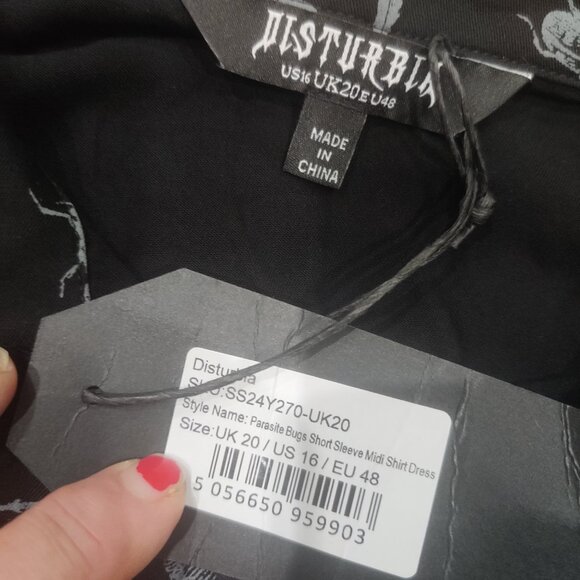 Disturbia | Dresses | Unique Vintage Disturbia Insect Print Dress Size ...